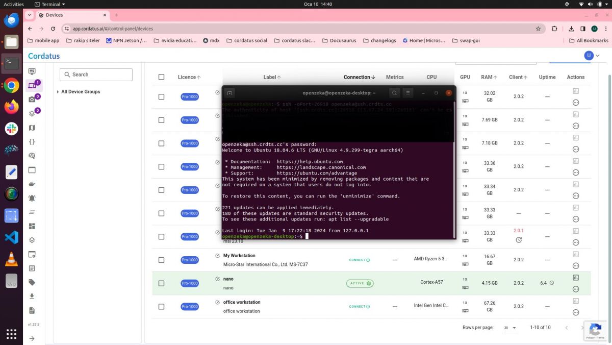 Remote Access Jetson with Cordatus - May 2024 Remote Access Jetson with Cordatus - May 2024